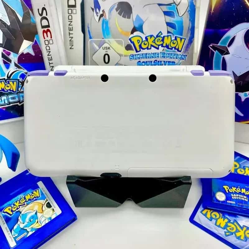 New Nintendo 2DS XL – Lavender & White Theme | Modded & Ready to Play ...