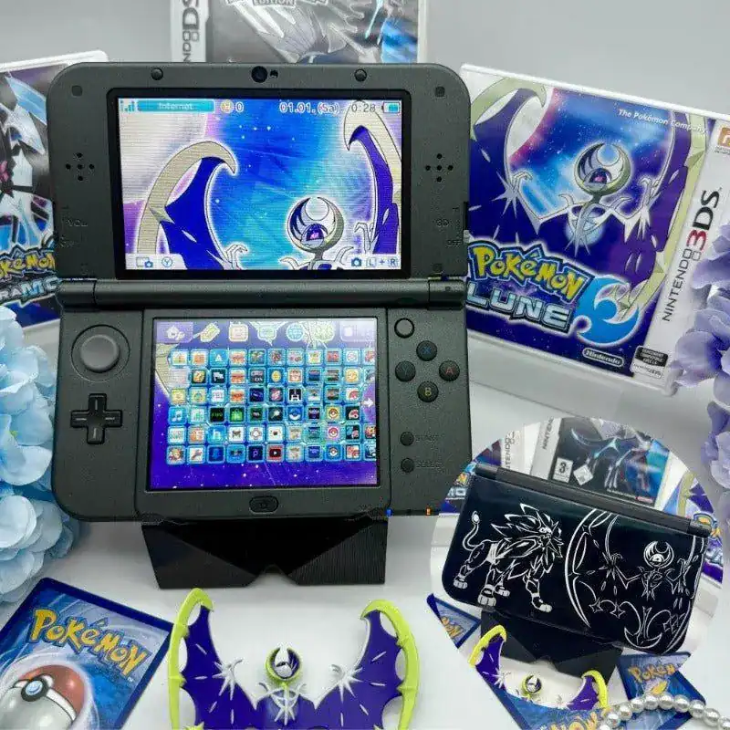 New Nintendo 3DS XL – Dark Pokémon Theme | Cleaned, Tested & Ready to ...