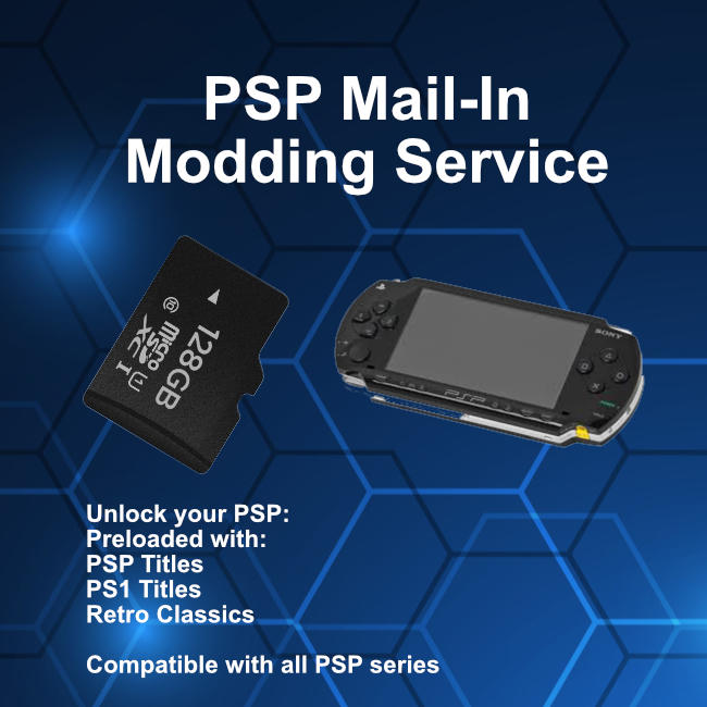 PSP Vita Modding Service – All Models Supported & Preloaded Games